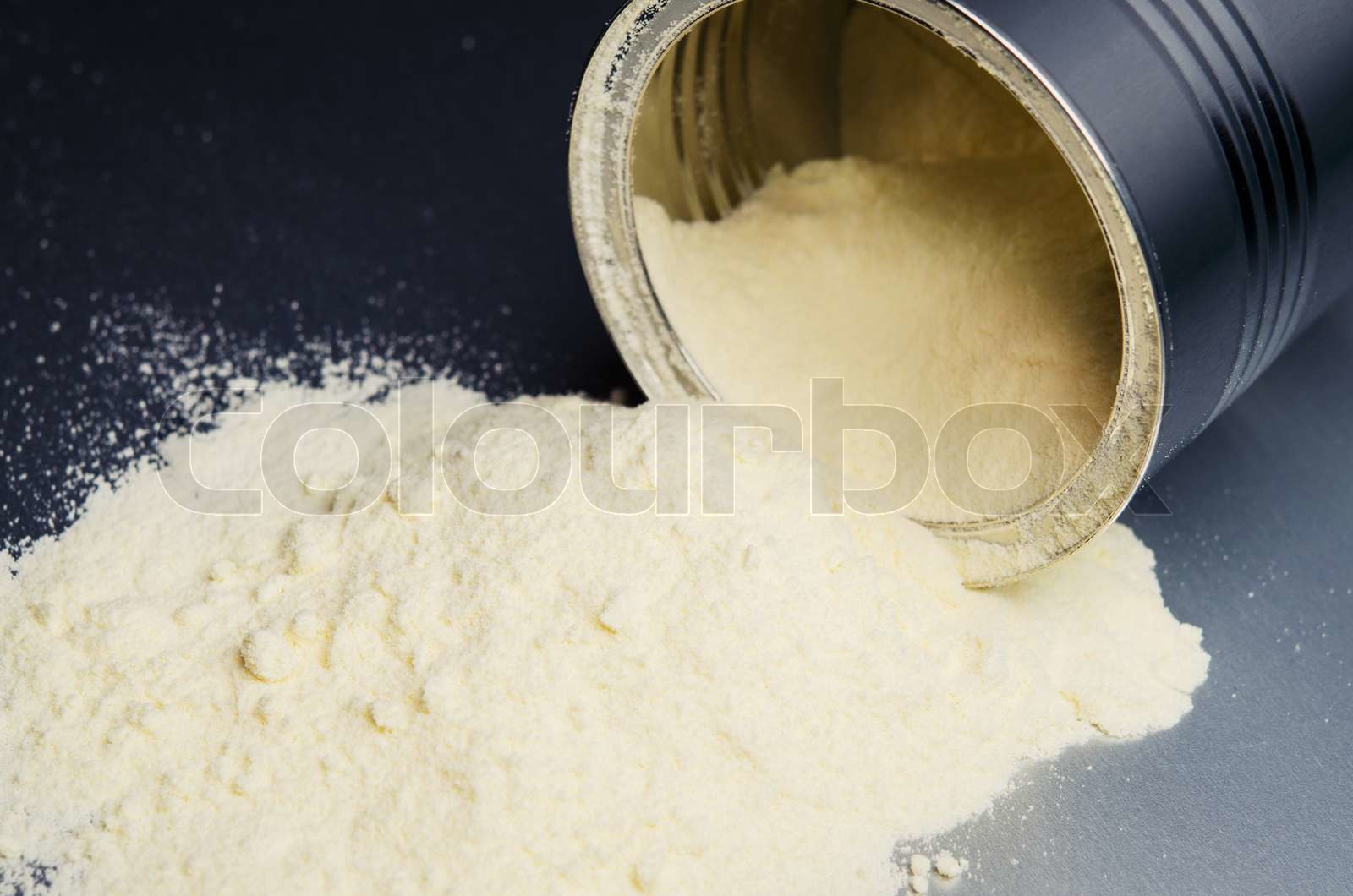 Can with powdered milk | Stock image | Colourbox