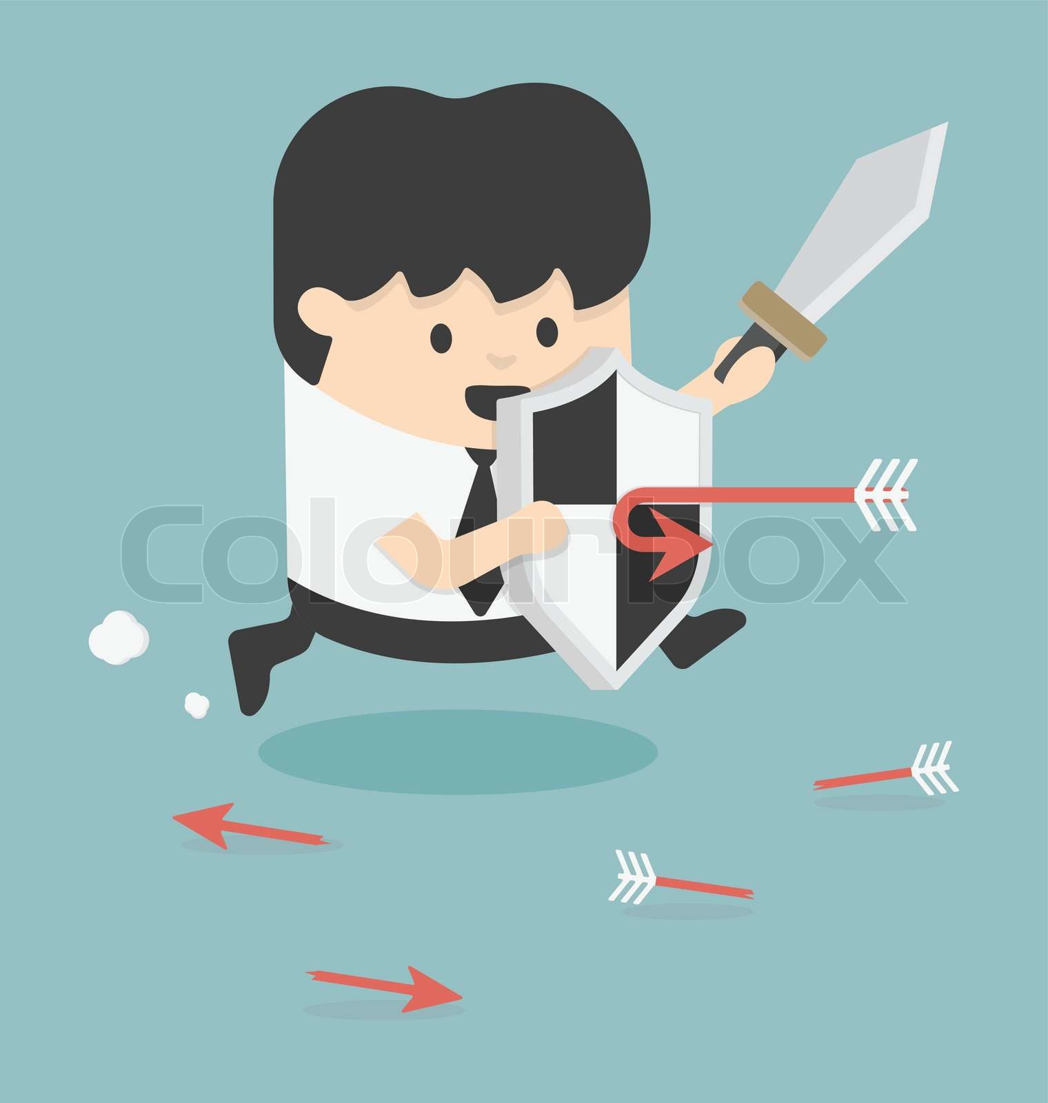 forhandling, springer, symbol | Stock vektor | Colourbox