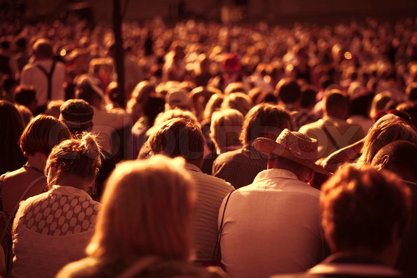 Large crowd of people | Stock image | Colourbox