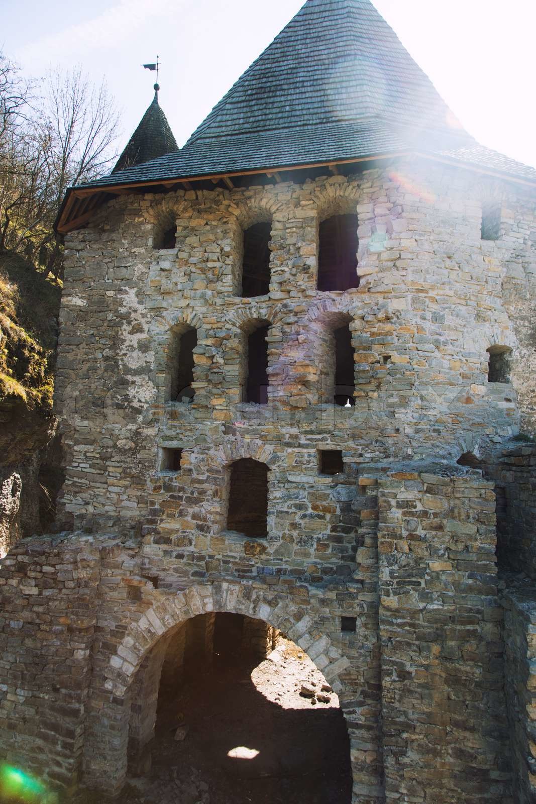 Tower of medieval castle | Stock image | Colourbox