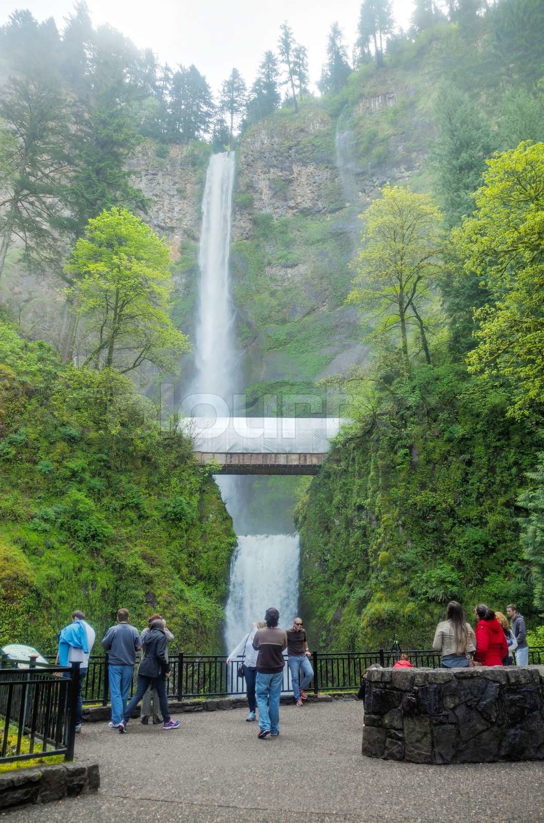 Multnomah Falls in Oregon | Stock image | Colourbox