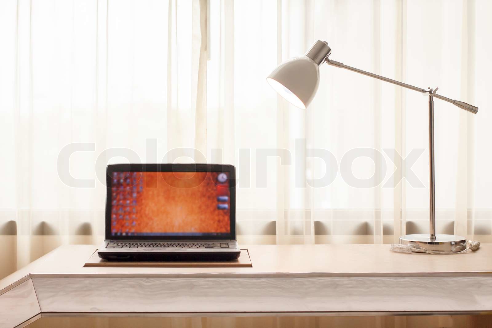 Laptop in room | Stock image | Colourbox