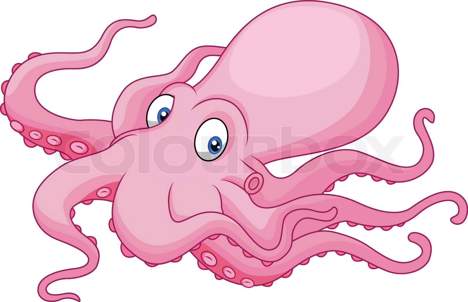 Cartoon octopus | Stock vector | Colourbox