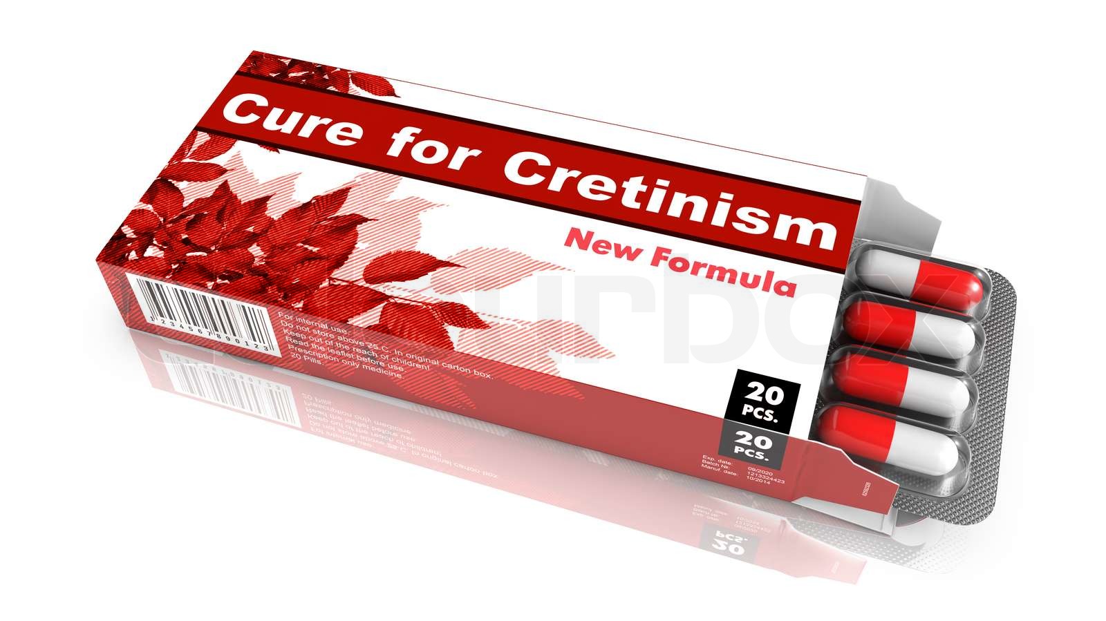 Cure for Cretinism - Blister Pack Tablets. | Stock image | Colourbox