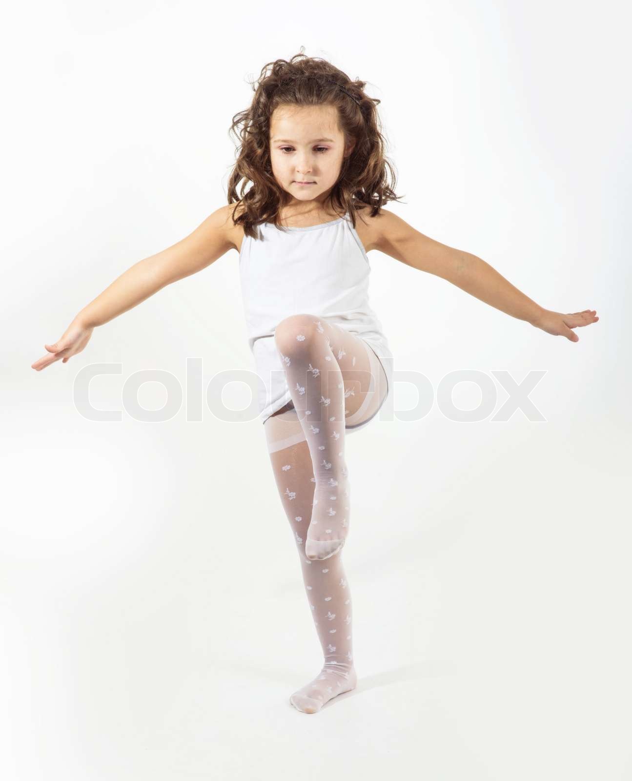 strømpebukser, model, barn | Stock foto | Colourbox