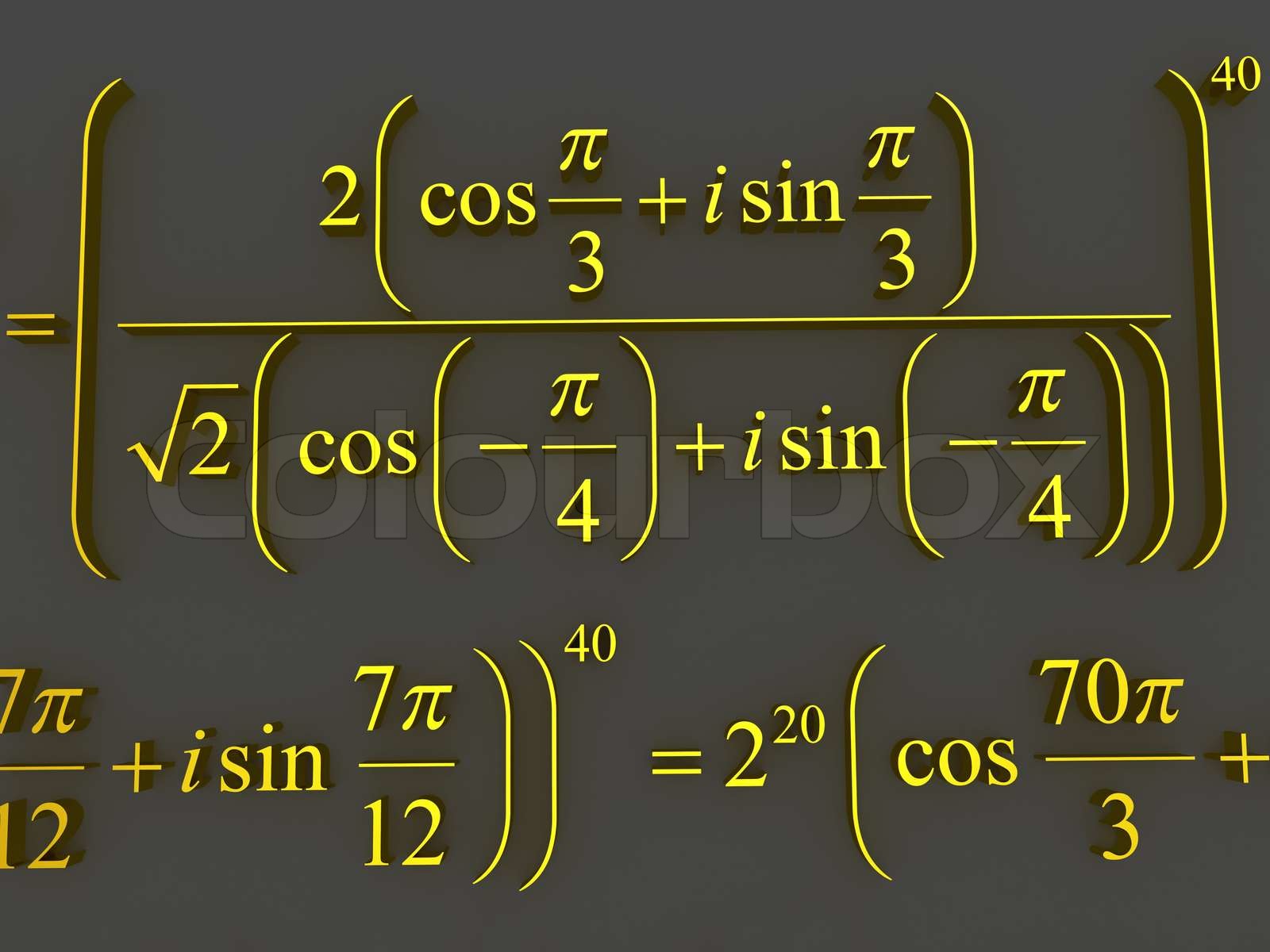 mathematical-formulas-stock-image-colourbox