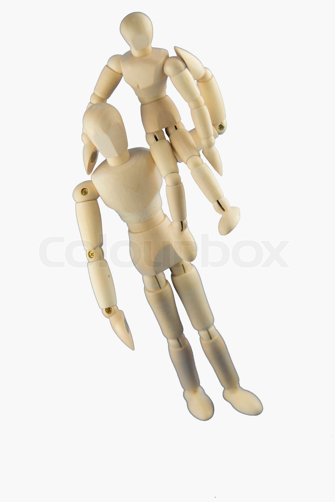 Two dummies | Stock Bild | Colourbox