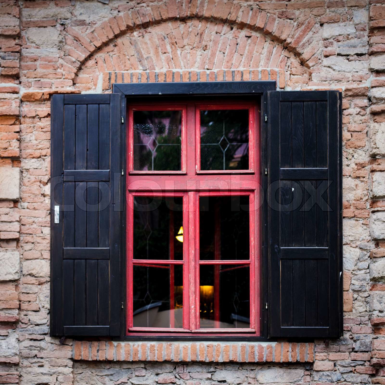 Retro window | Stock image | Colourbox