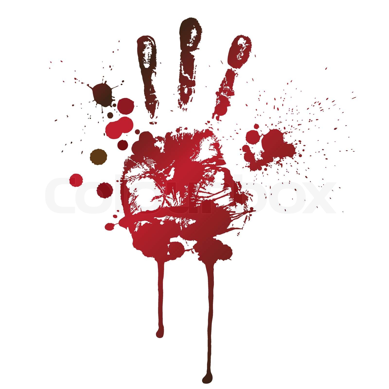 Bloody Handprint Stock Vector Colourbox bloody-handprint-stock-vector-colourbox