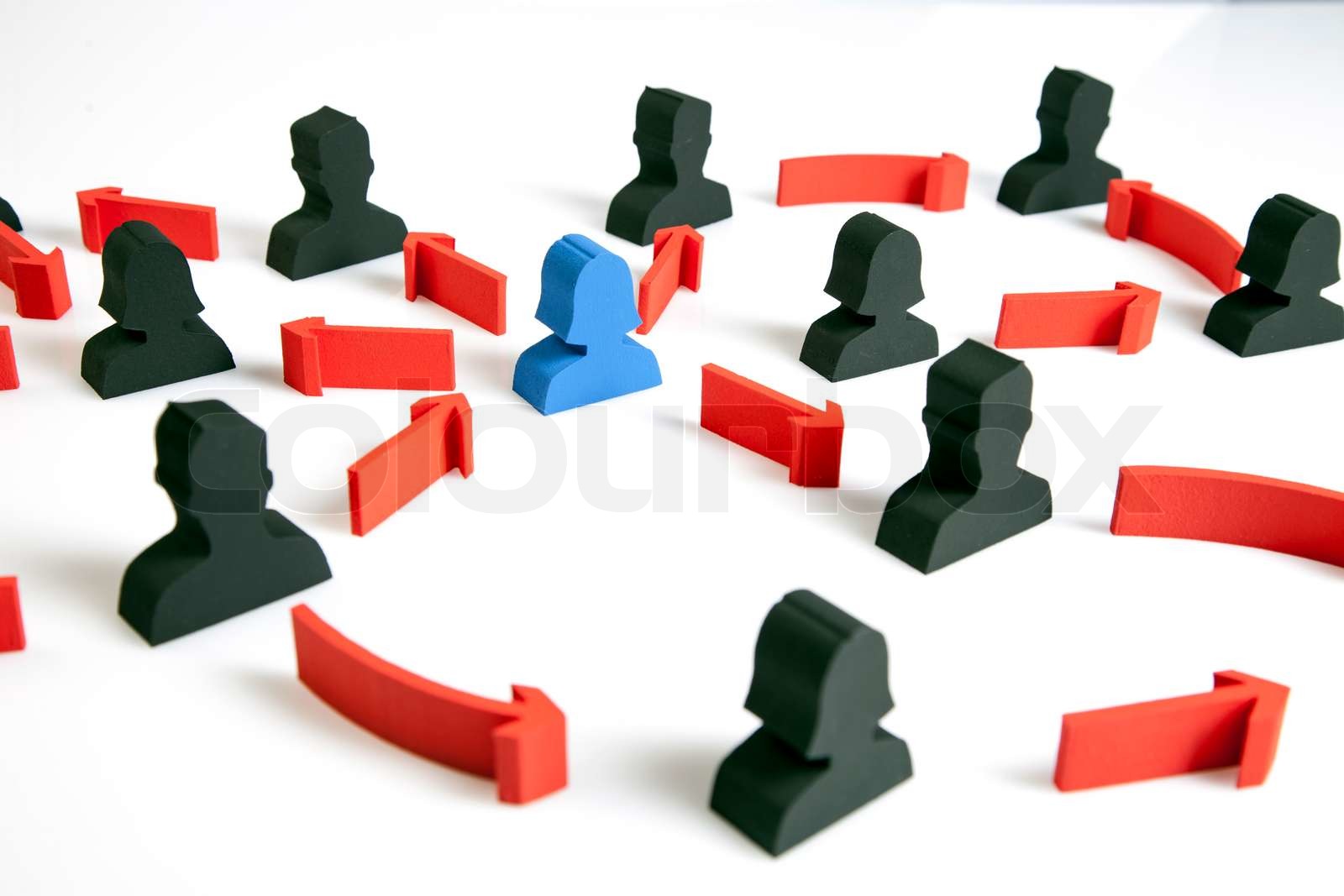 ikon, folk, sammen | Stock foto | Colourbox