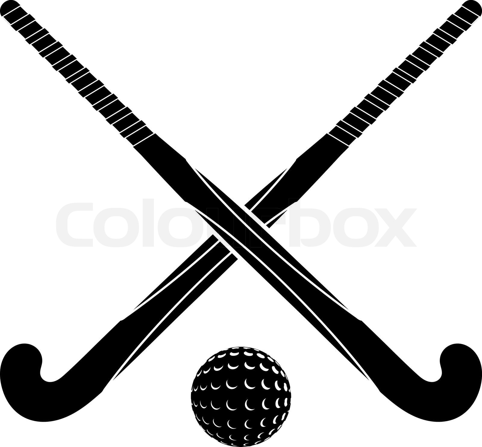 hockey, bane, sort | Stock vektor | Colourbox