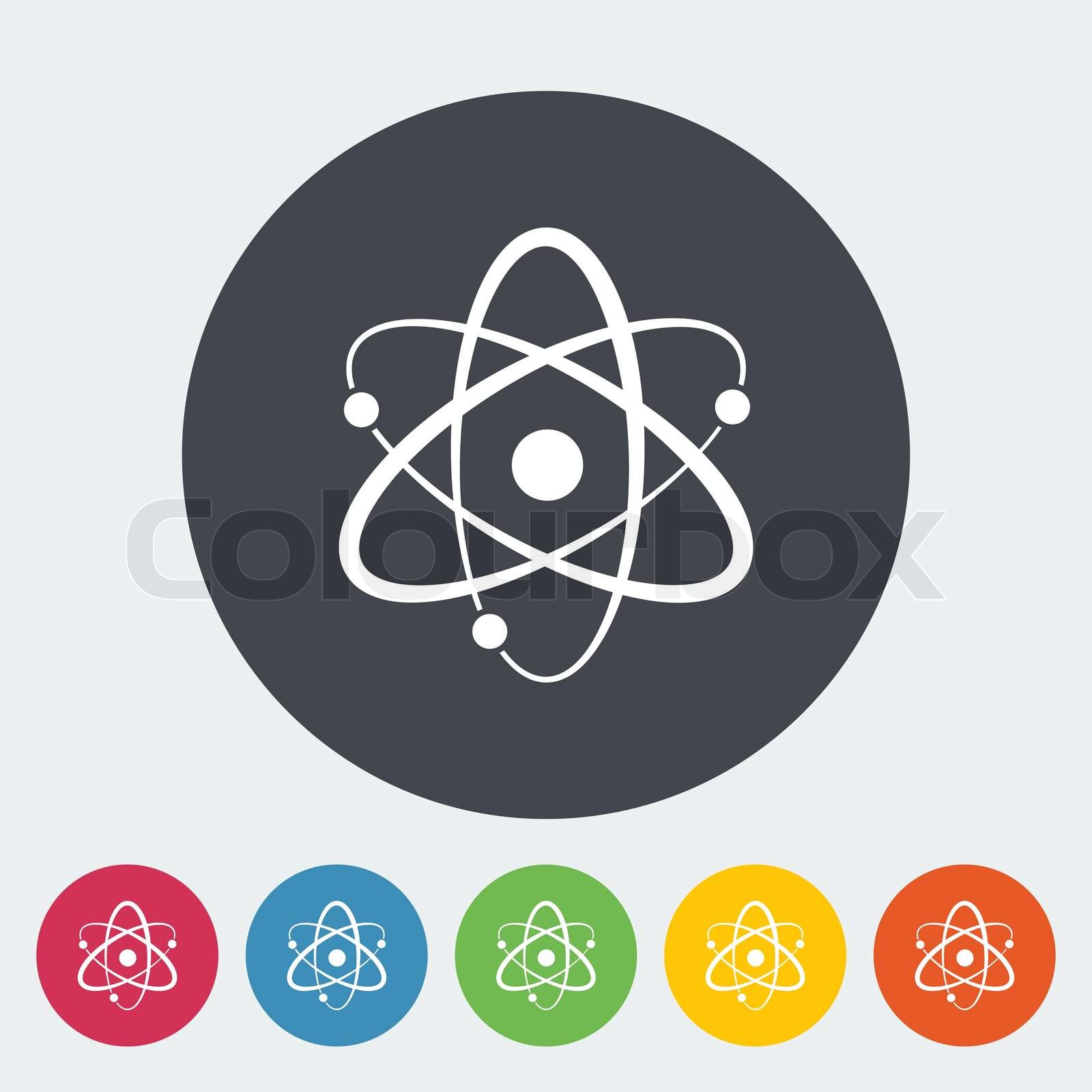 Atom icon | Stock vector | Colourbox