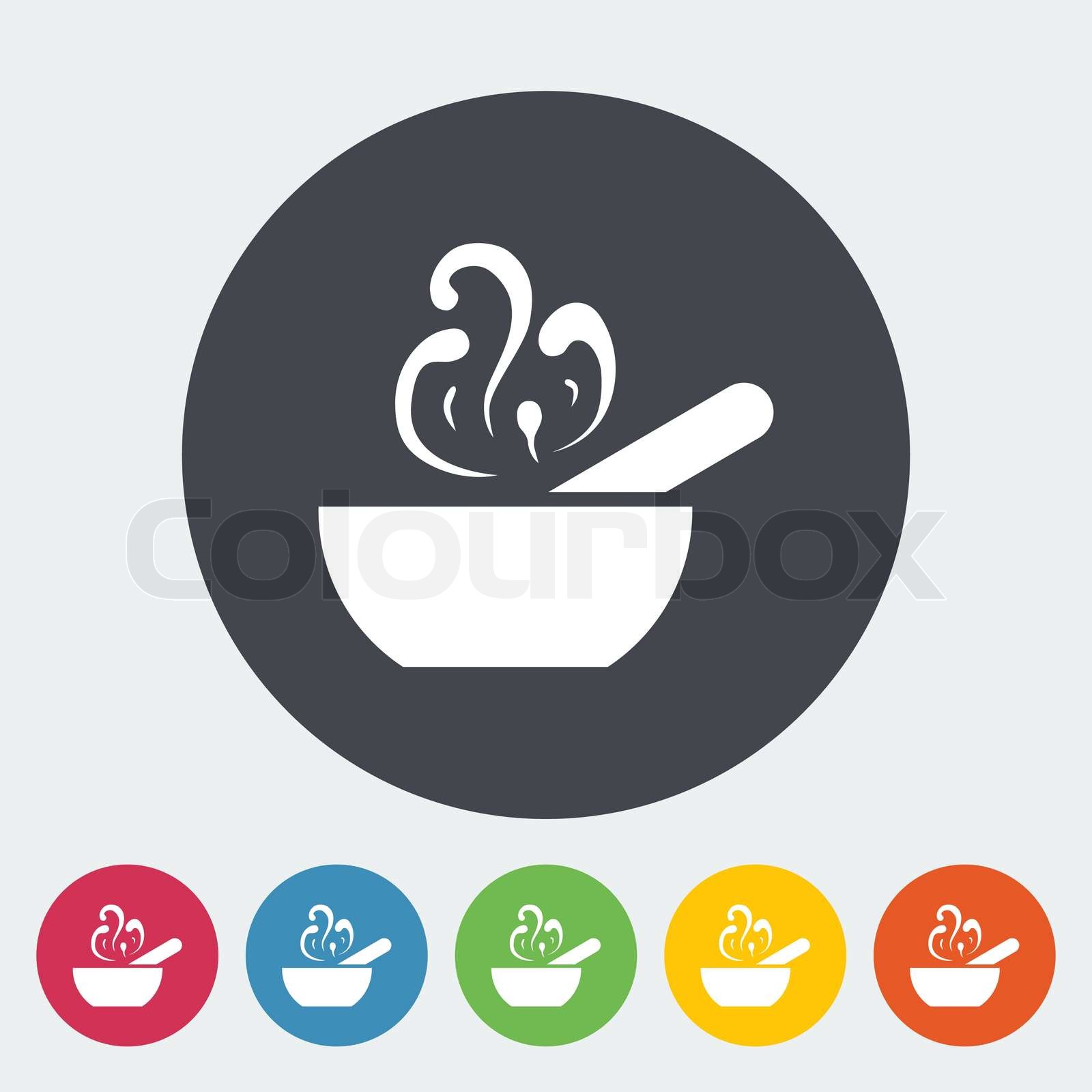Soup icon | Stock vector | Colourbox