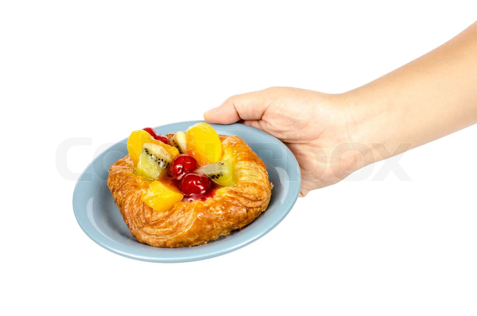 Mixed fruit Danish pastry | Stock image | Colourbox