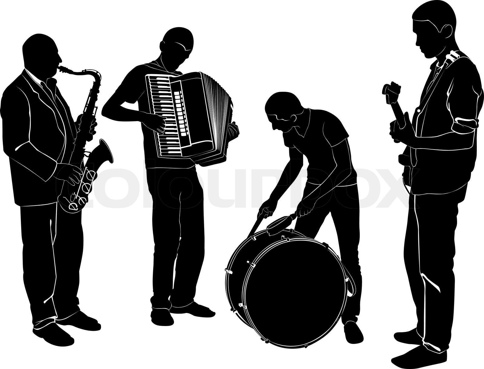 musicians | Stock vector | Colourbox