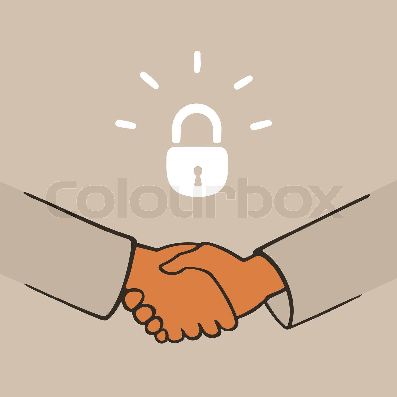 Symbol reliable transactions | Stock vector | Colourbox