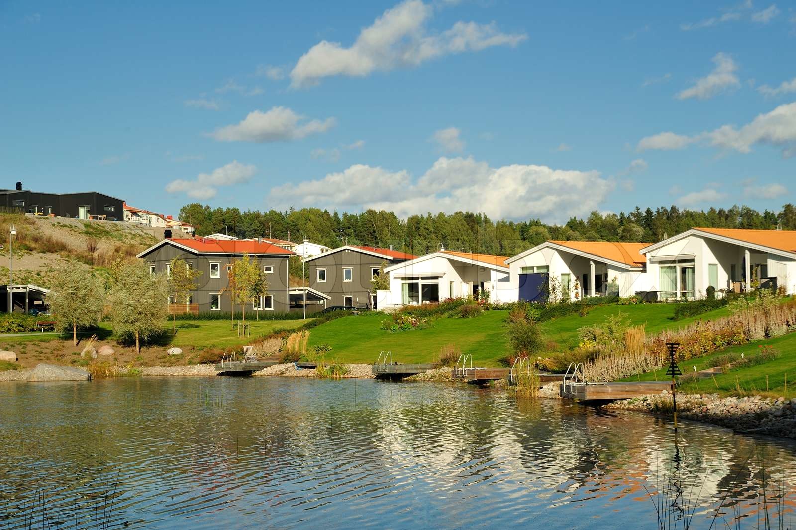 Swedish housing | Stock image | Colourbox