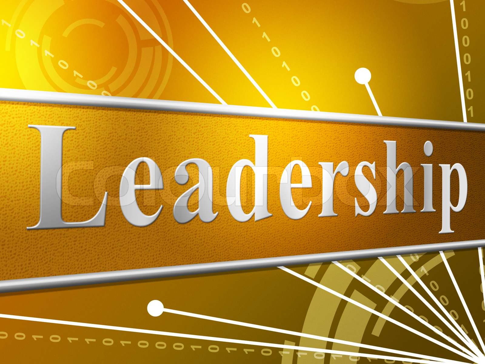 Leadership Leader Represents Manage Authority And Led | Stock image ...