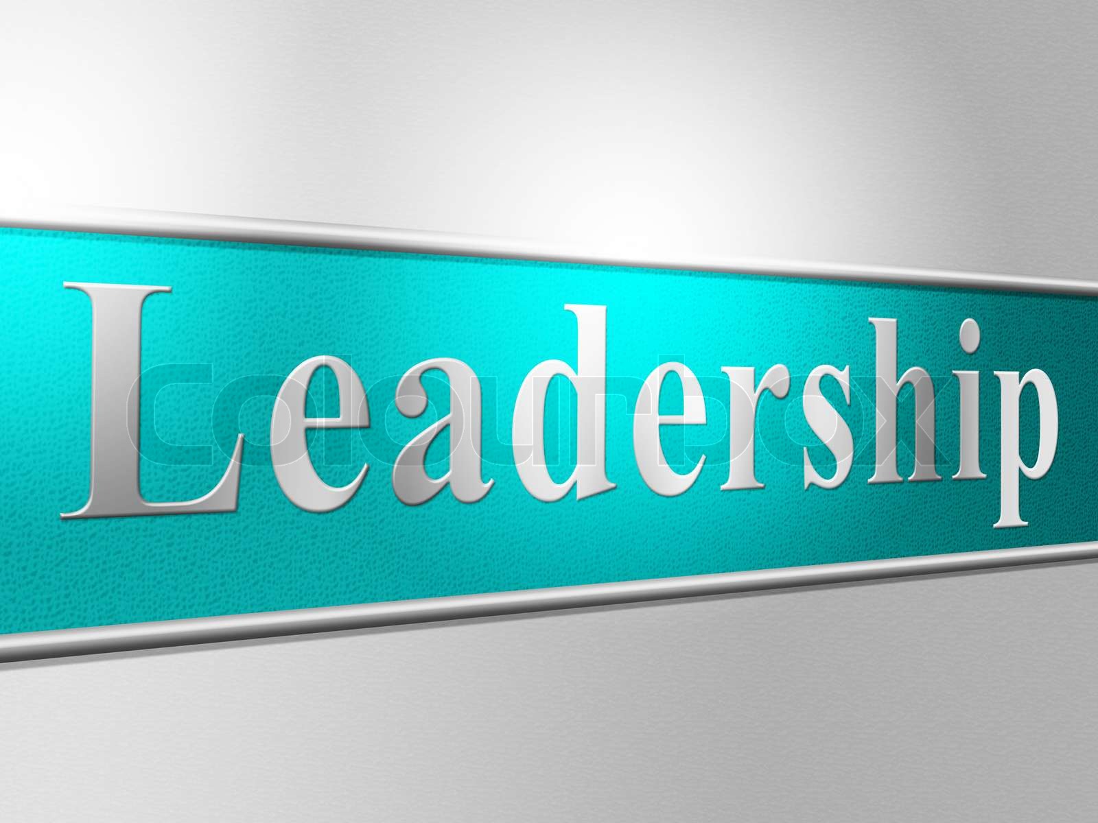 Leader Leadership Represents Directing Command And Control | Stock ...