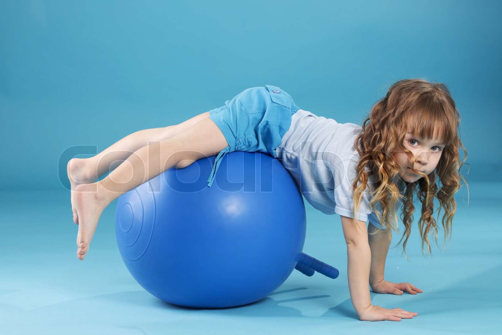 Child with a ball | Stock image | Colourbox