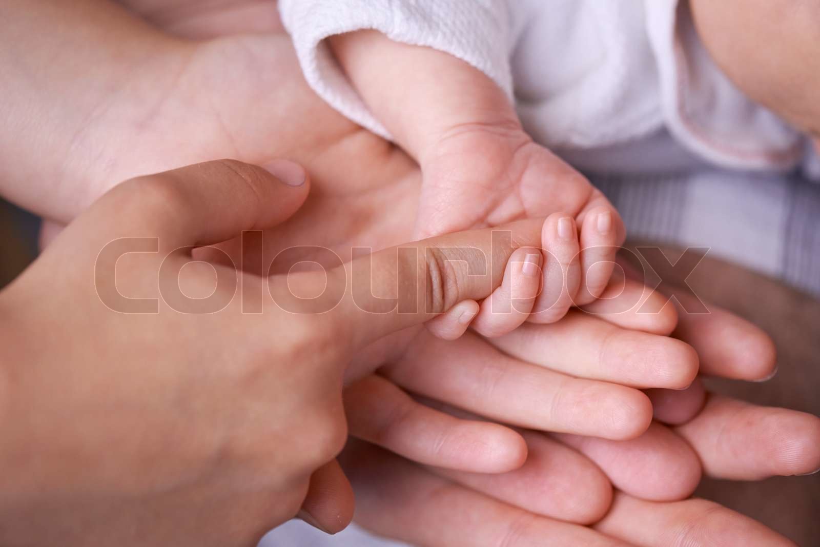 Family hands | Stock image | Colourbox