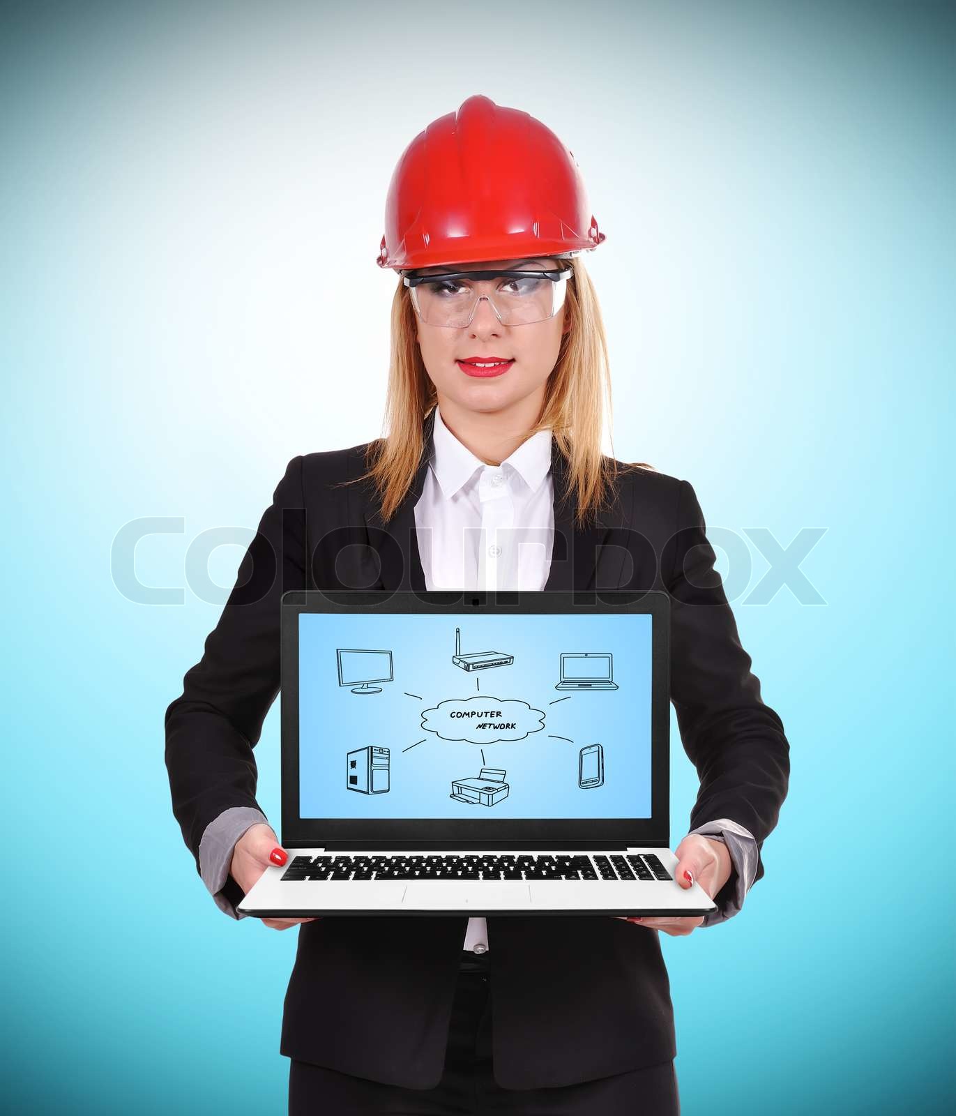 computer network | Stock image | Colourbox