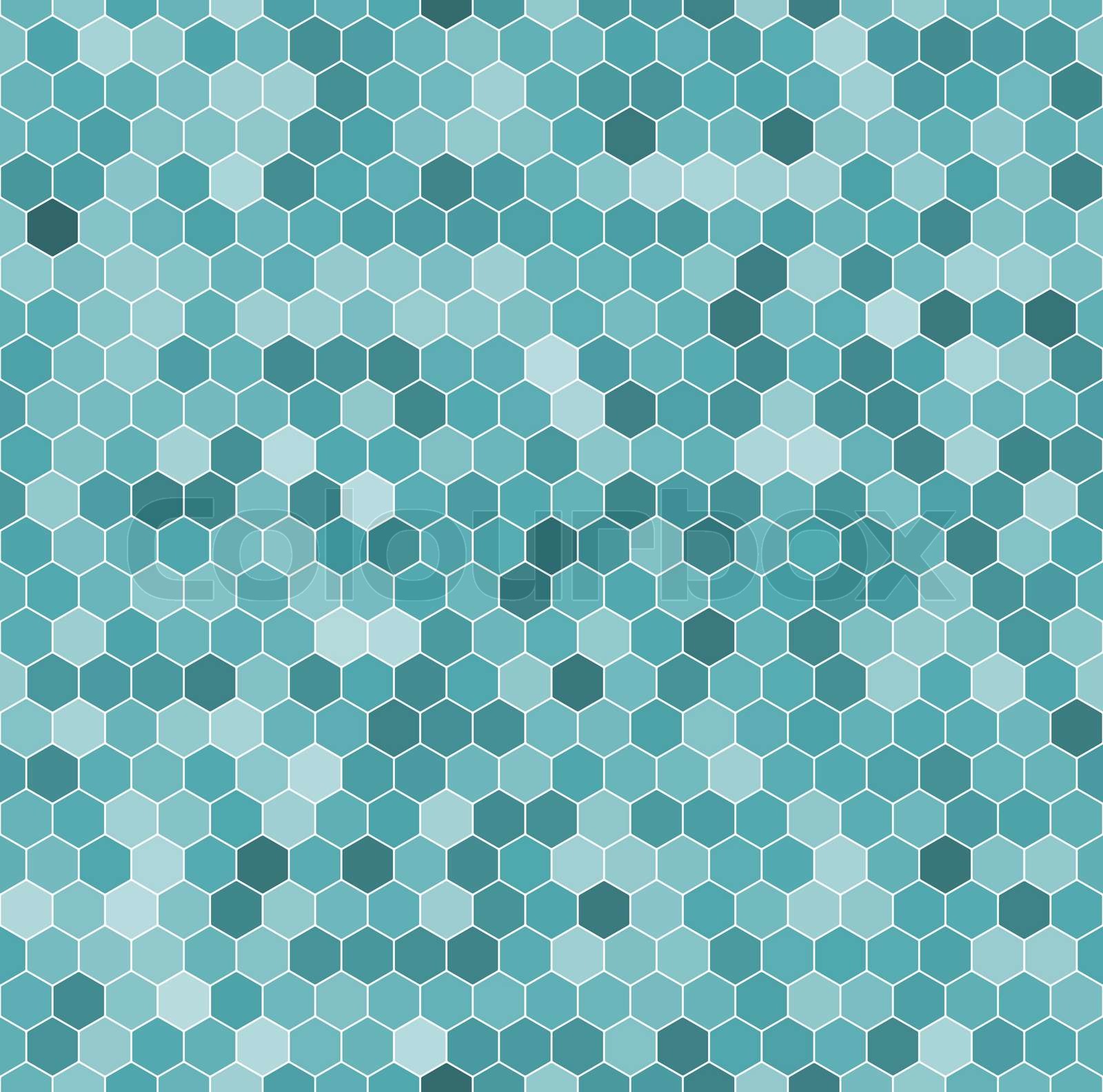 Hexagon pattern | Stock vector | Colourbox