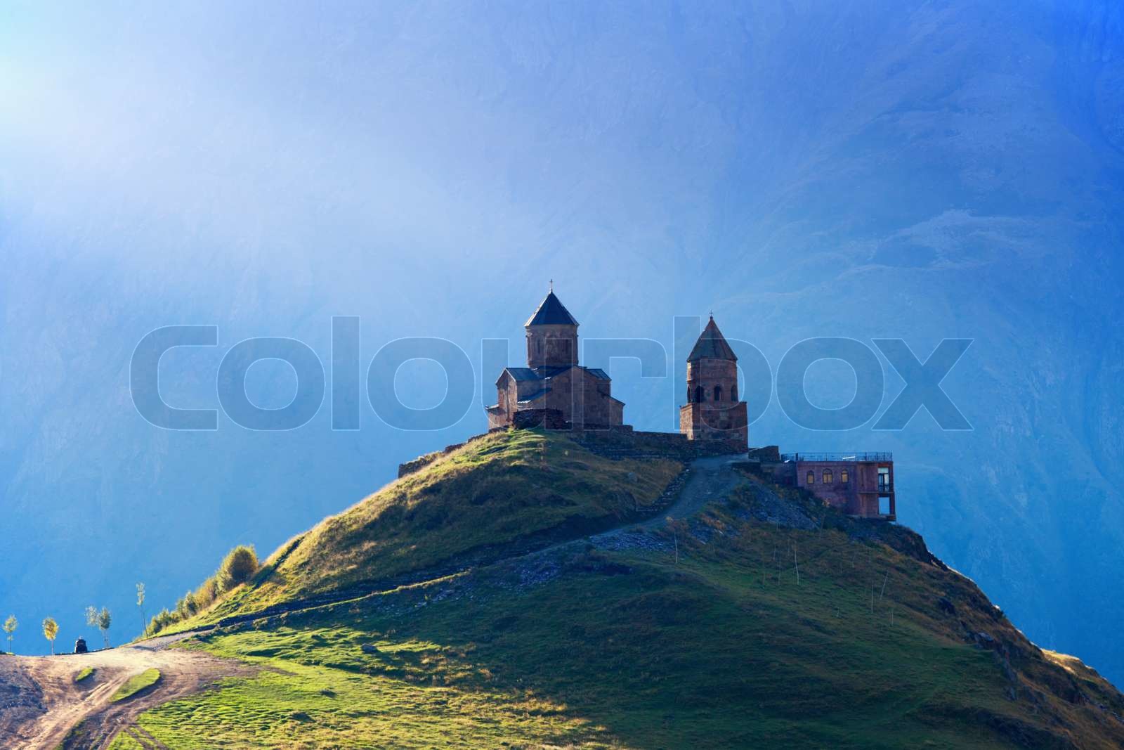 Church on mountain | Stock image | Colourbox