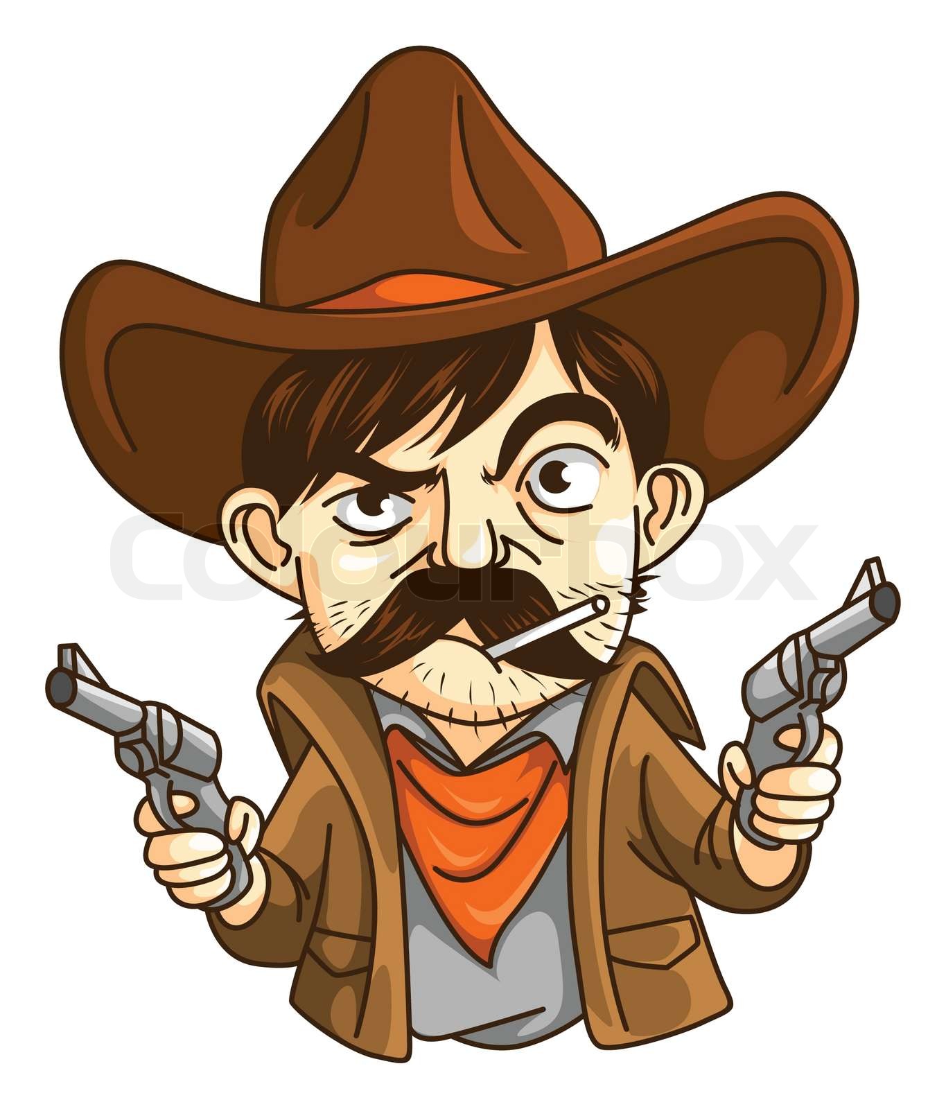 Cowboy Man | Stock vector | Colourbox