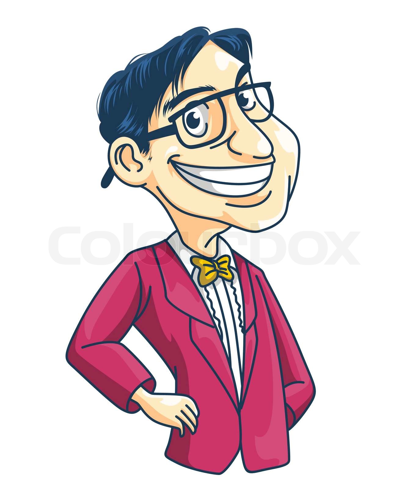 Nerd Boy | Stock vector | Colourbox
