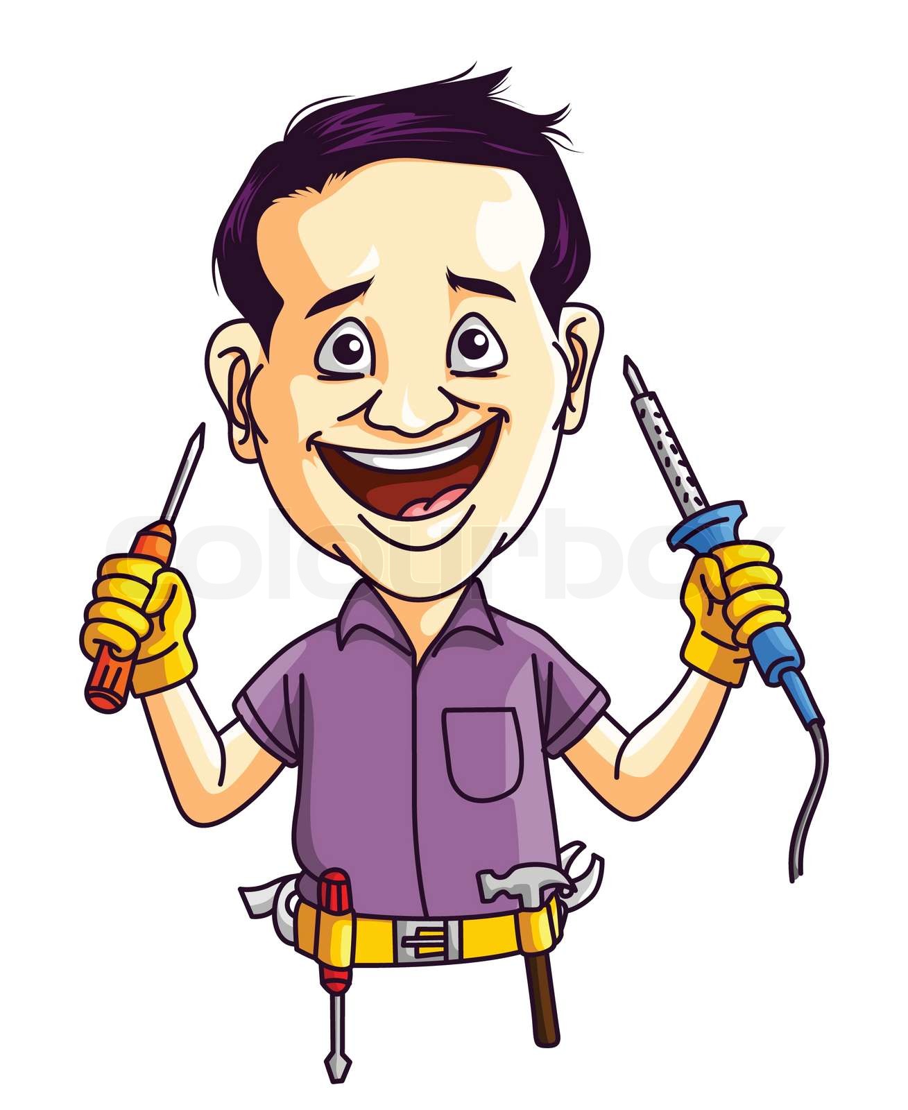 Technician Man | Stock vector | Colourbox