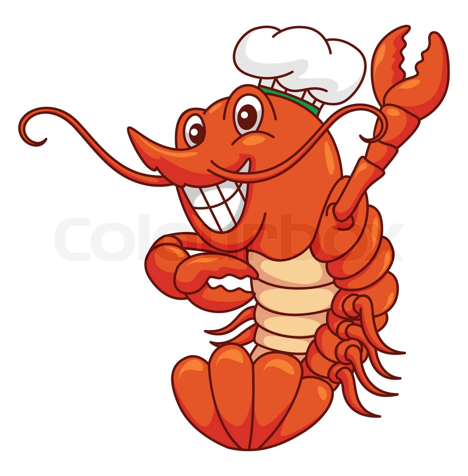 lobster chef | Stock vector | Colourbox