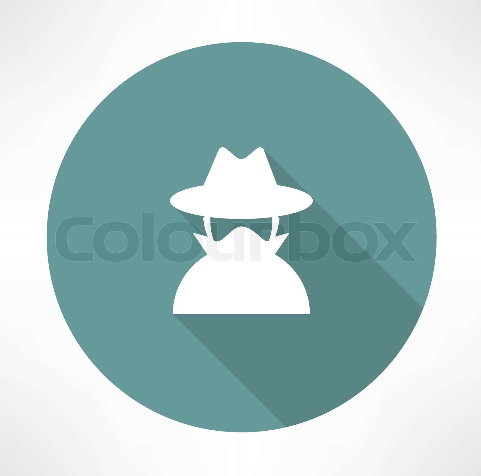 spy agent icon | Stock vector | Colourbox