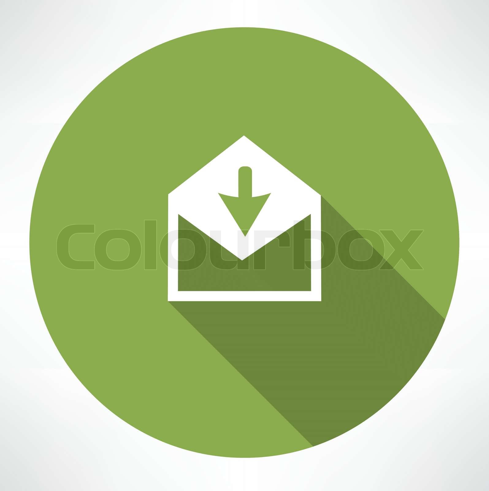 arrow with envelope | Stock vector | Colourbox