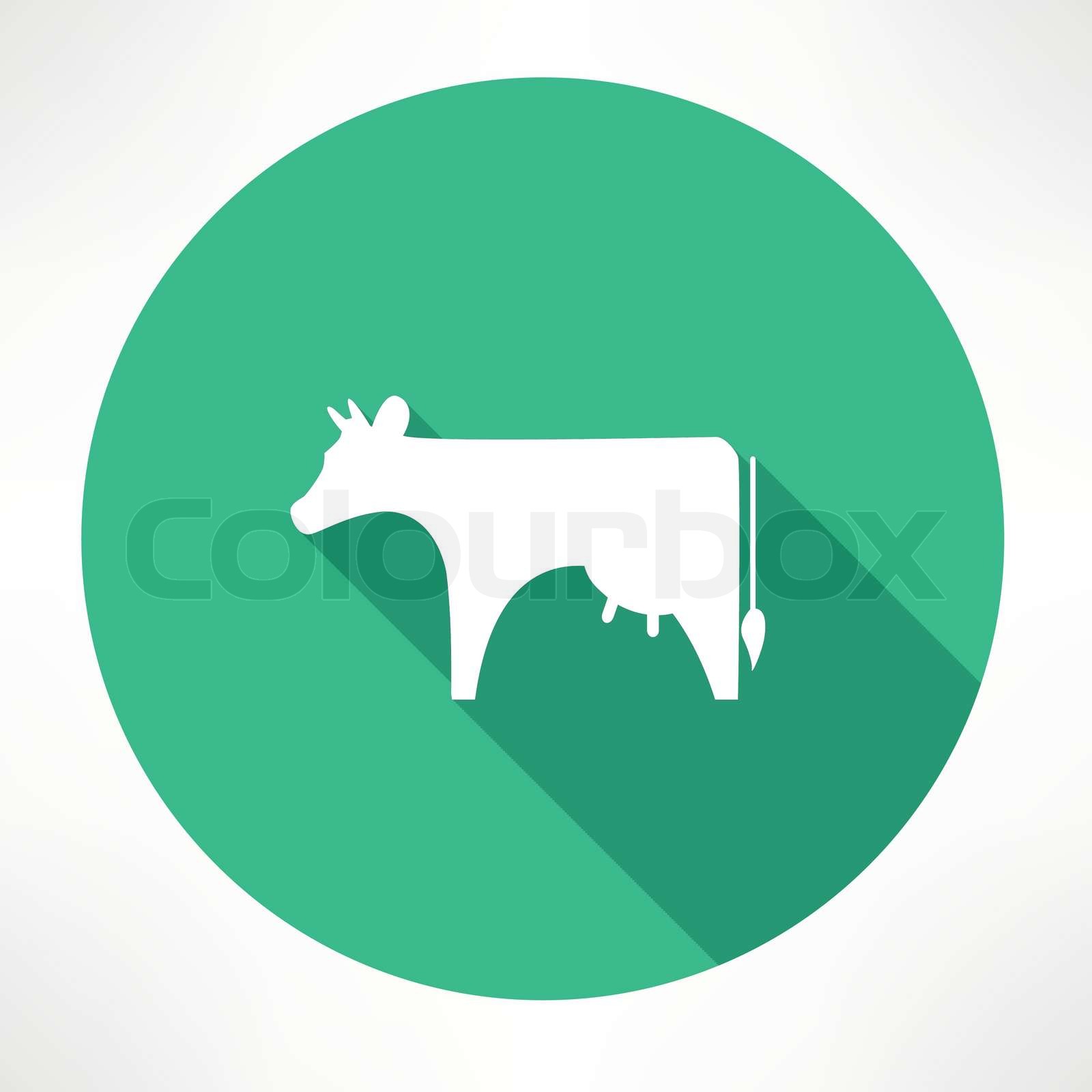 kuh, icon, sinnbild | Stock-Vektor | Colourbox