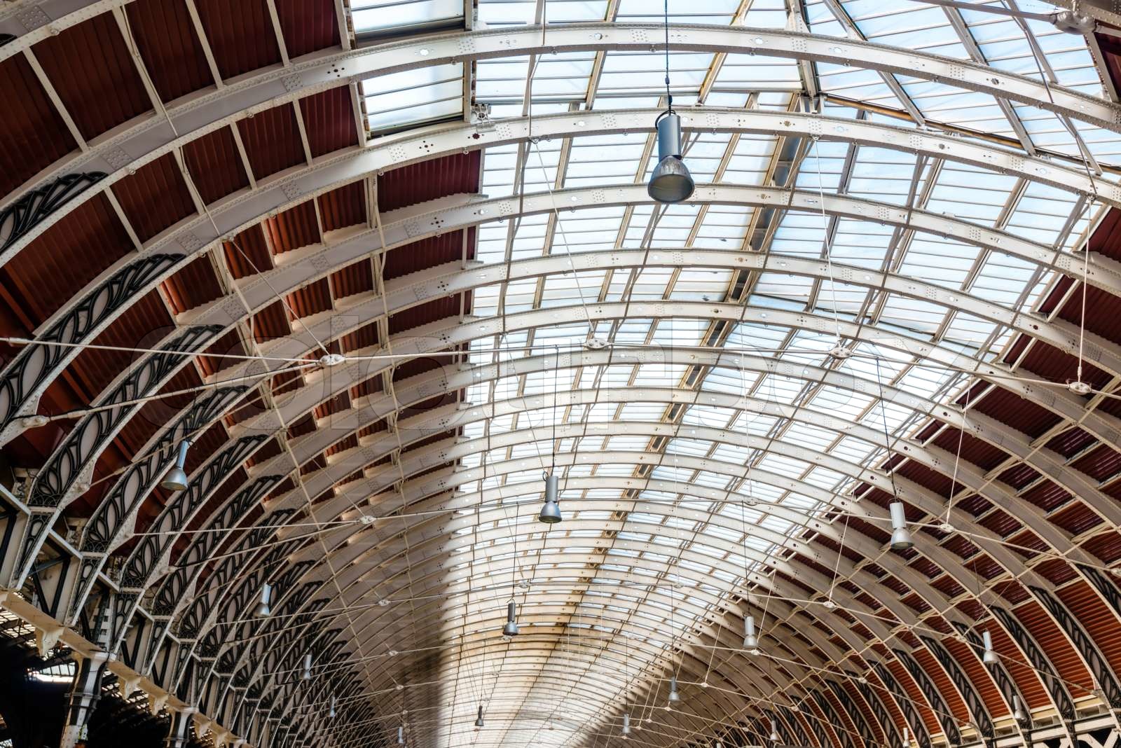 railway station roof | Stock image | Colourbox