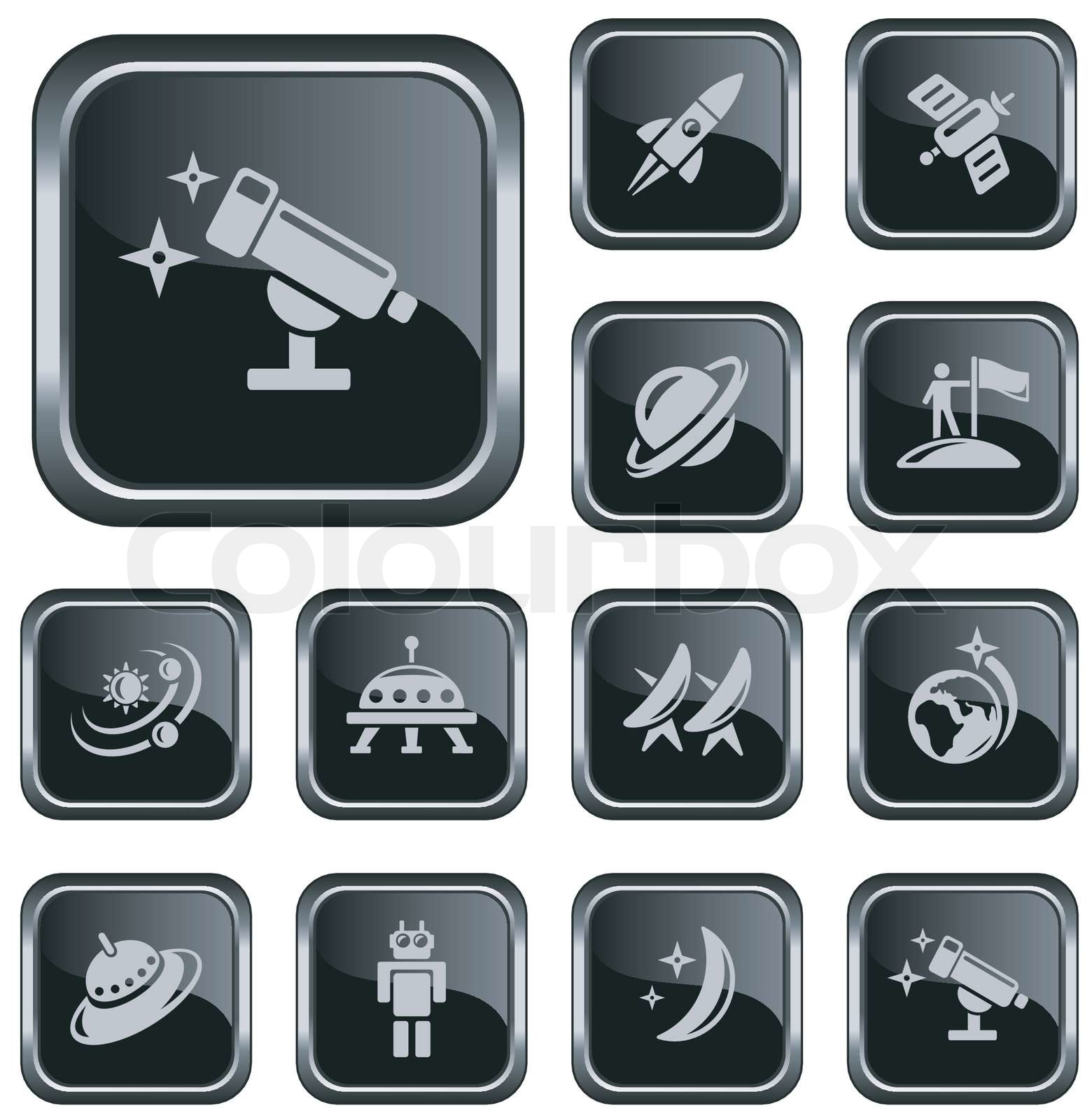 Space buttons | Stock vector | Colourbox