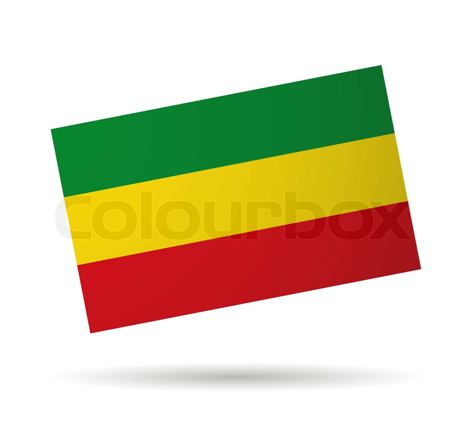 Rasta flag | Stock vector | Colourbox