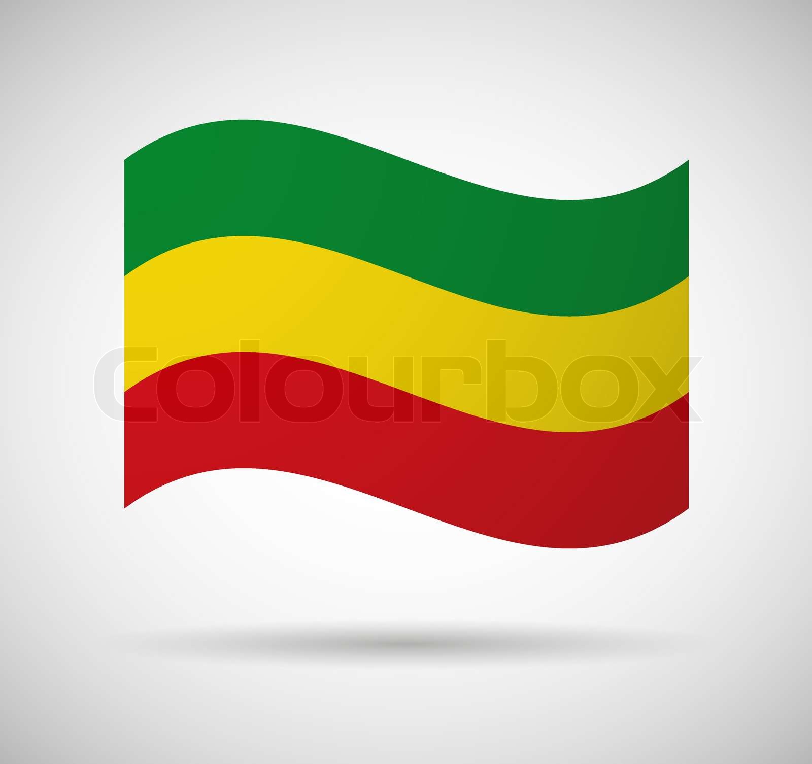 Rasta flag | Stock vector | Colourbox