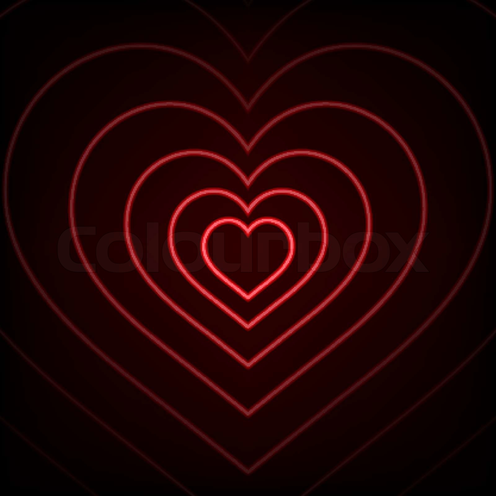 hjerte, baggrund, valentin | Stock vektor | Colourbox