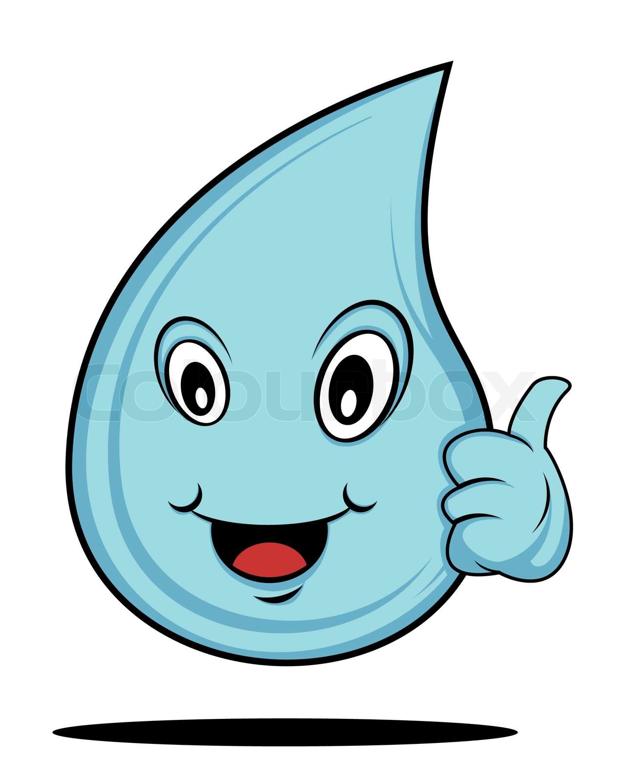 Water cartoon | Stock vector | Colourbox