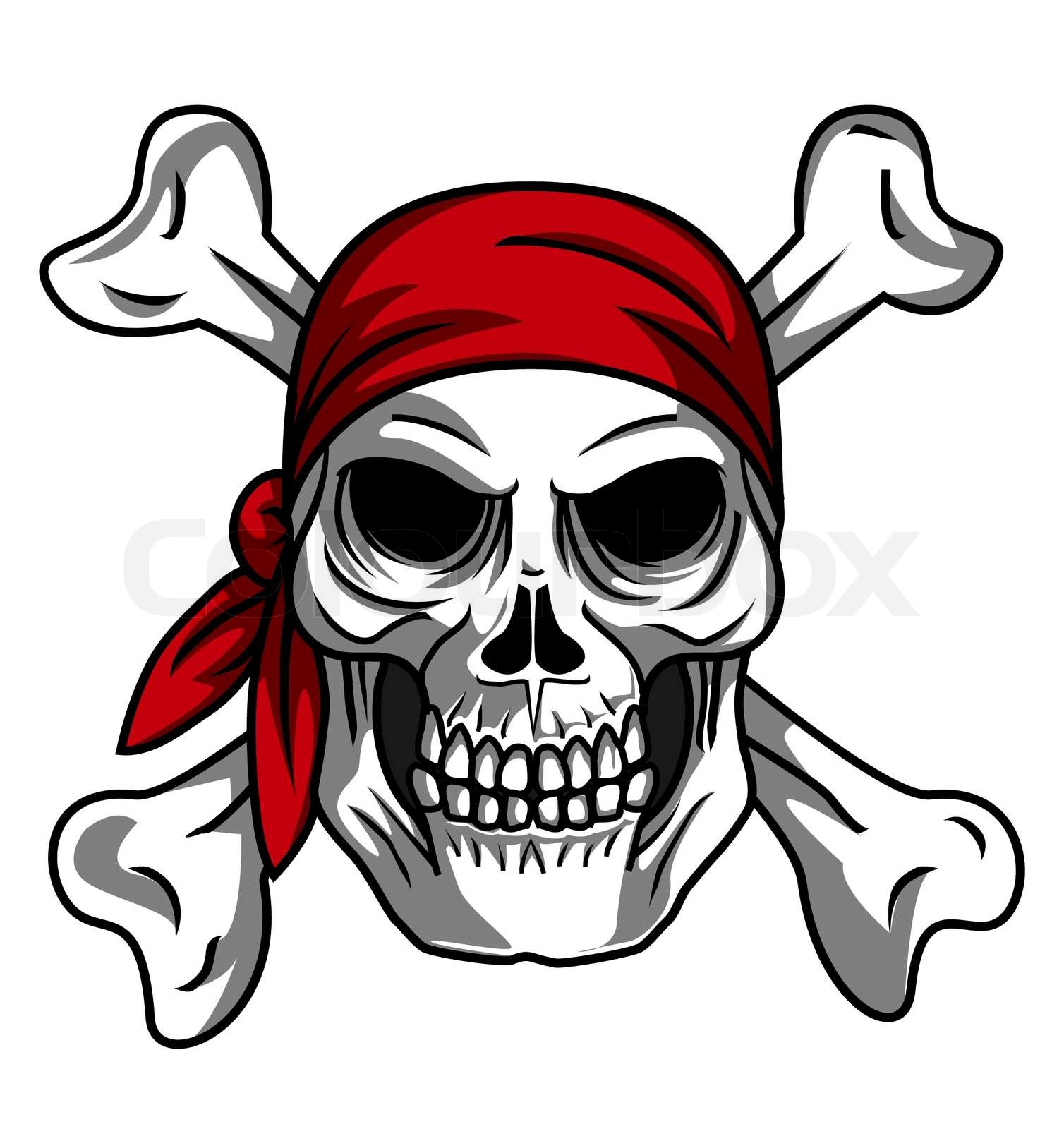 cross bone pirate | Stock vector | Colourbox