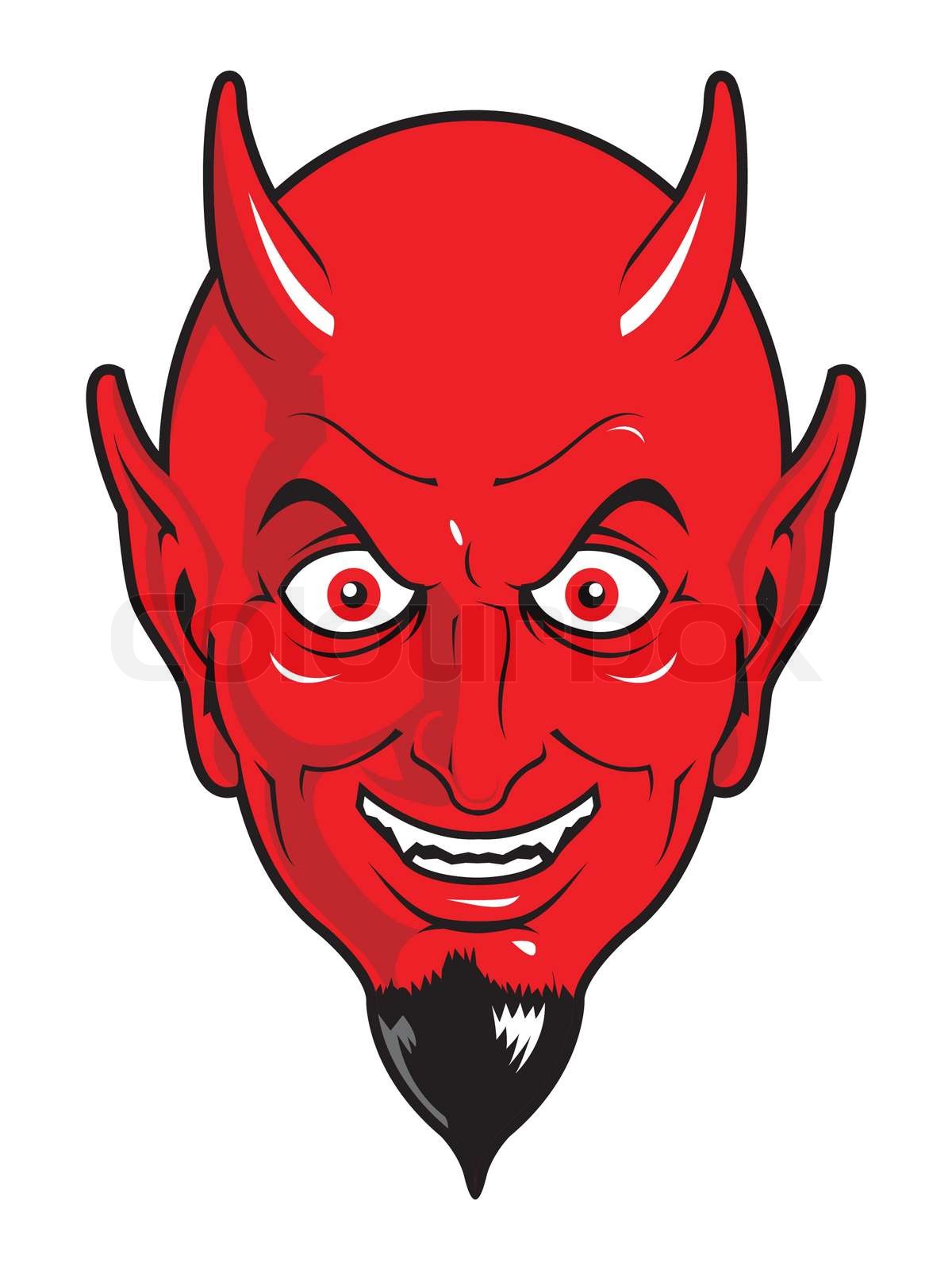 Devil Face | Stock vector | Colourbox