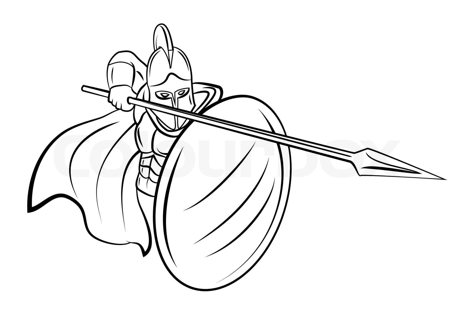 Spartan Weapons Drawing