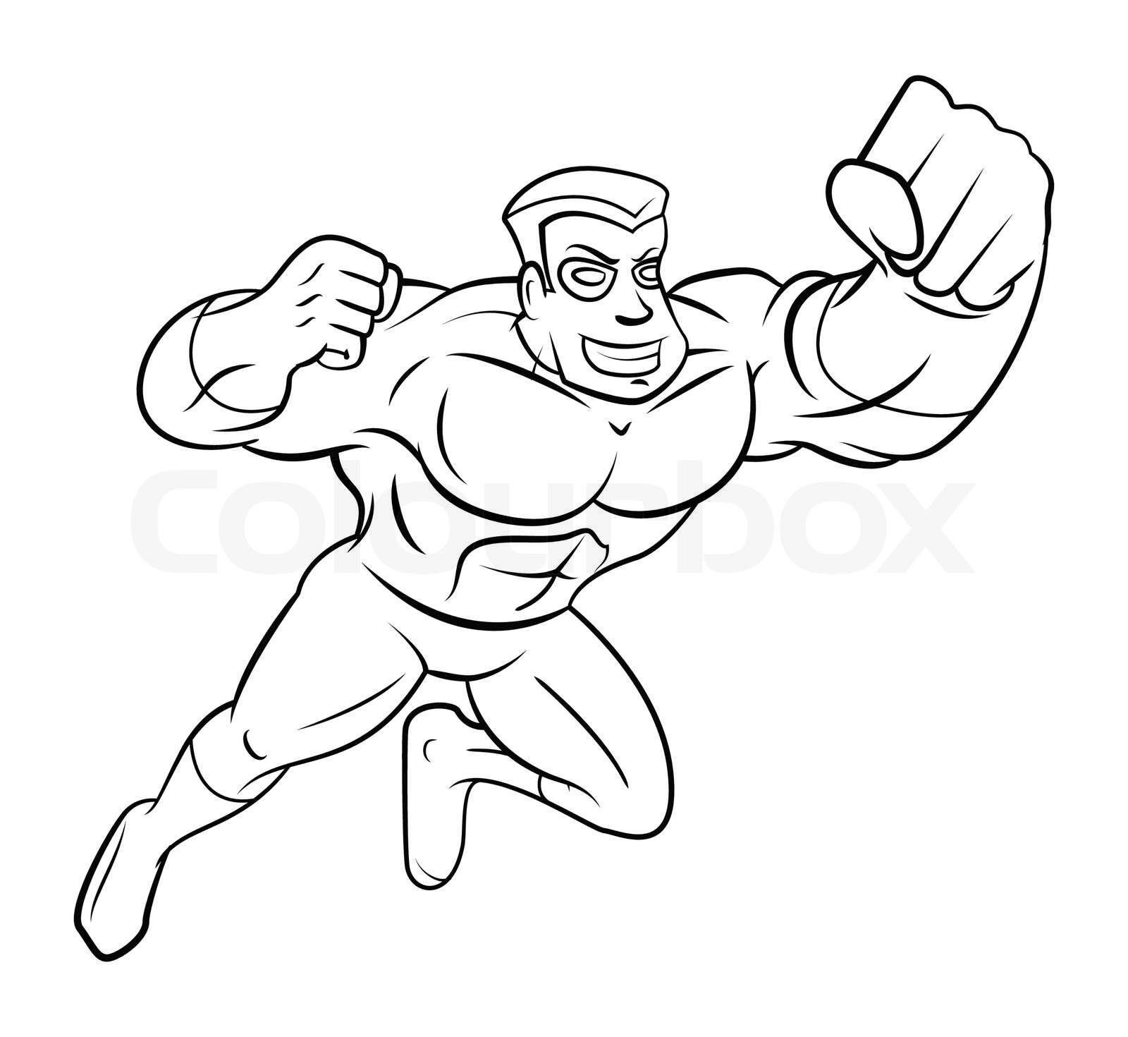 helt, superhelt, super | Stock vektor | Colourbox