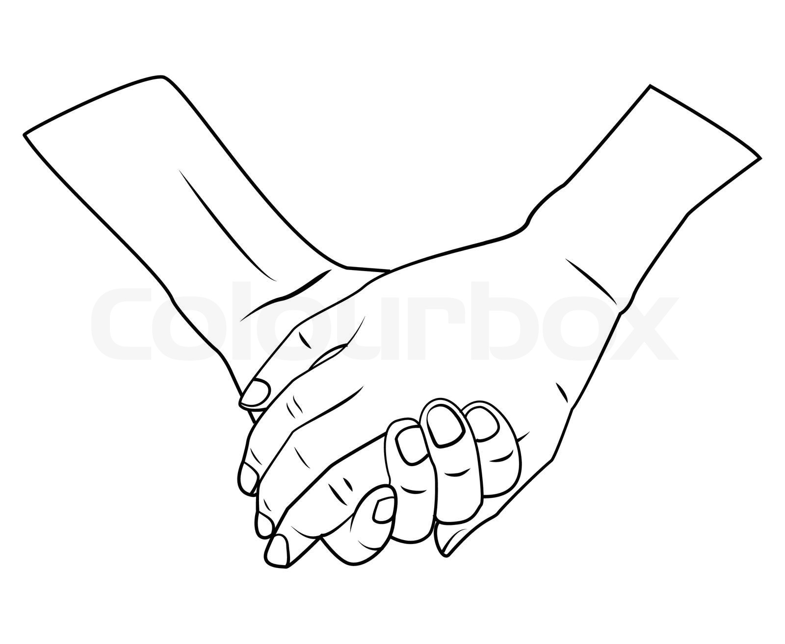 Old People Care Hand | Stock vector | Colourbox