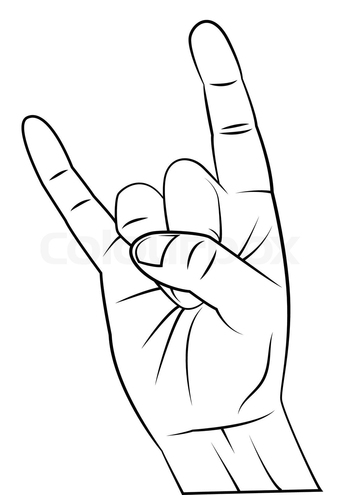 Metal Hand | Stock vector | Colourbox