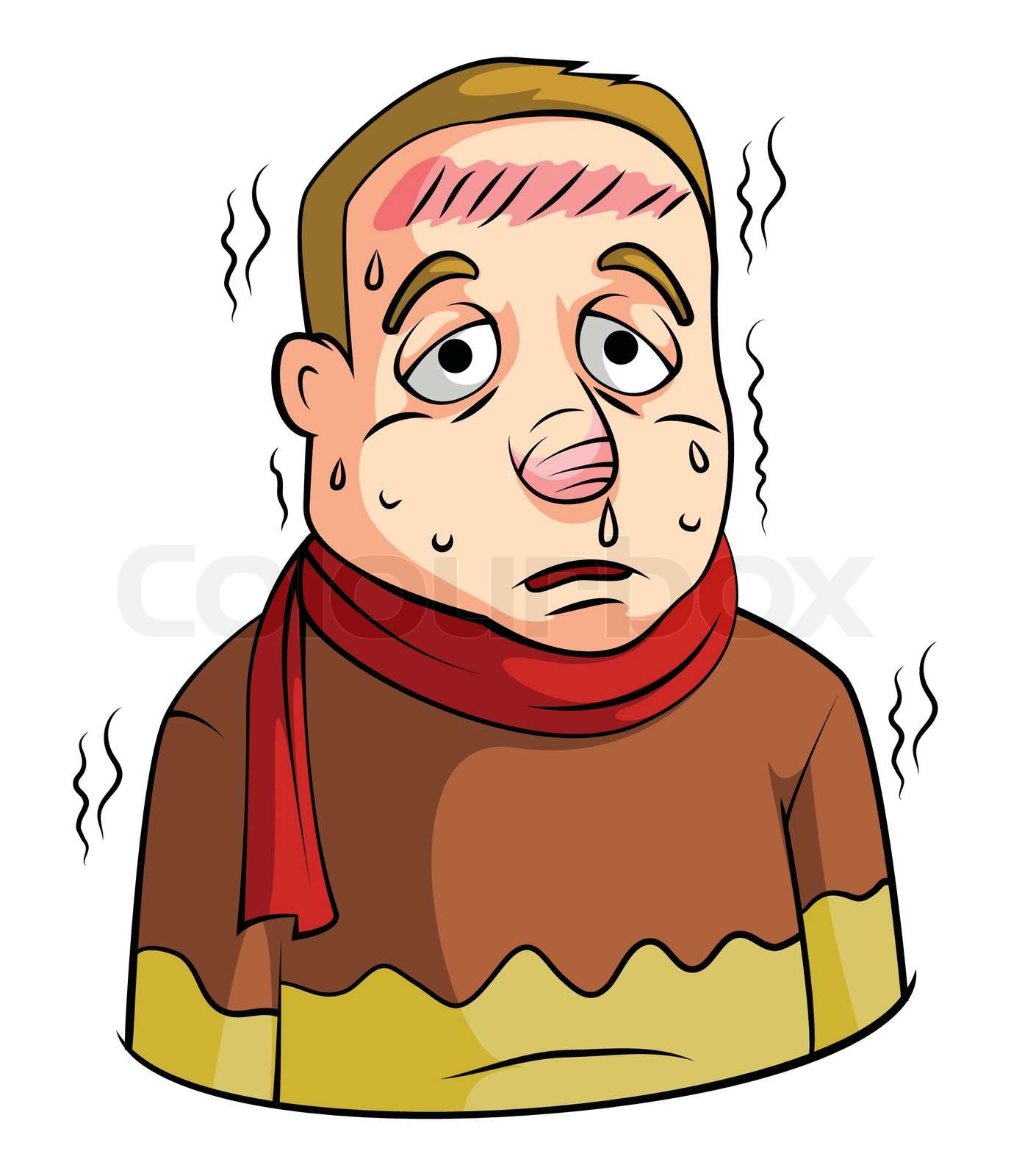 High Fever Man | Stock vector | Colourbox