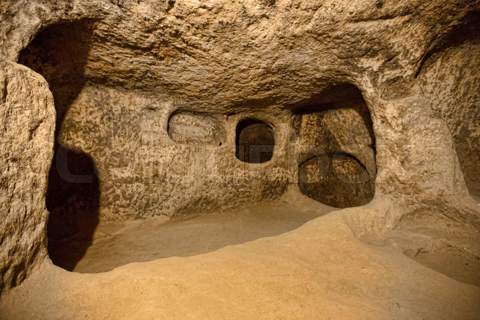 cave city in Cappadocia Turkey | Stock image | Colourbox