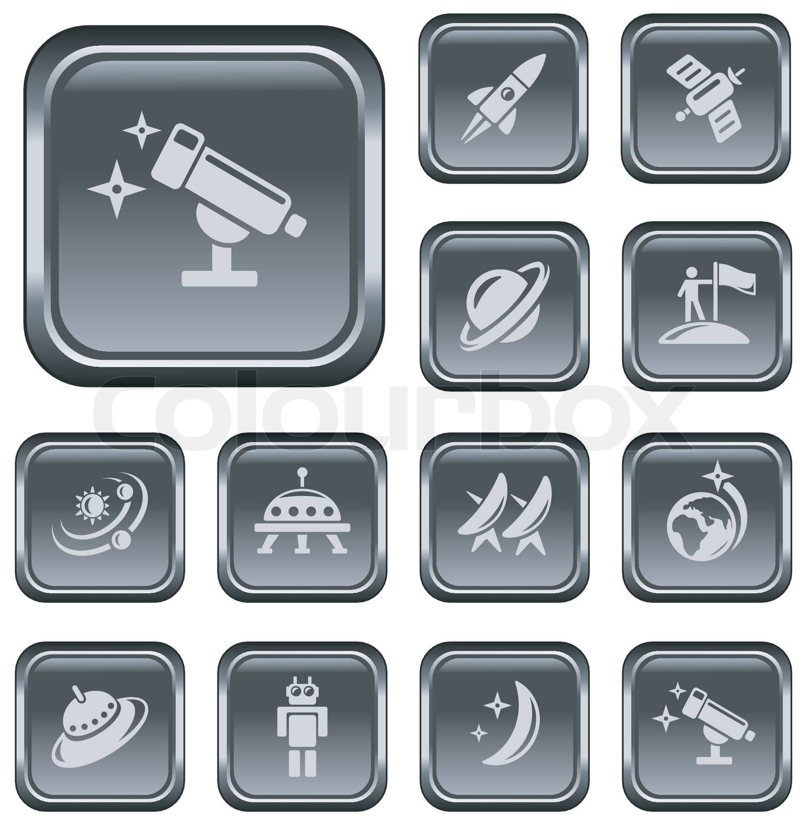 Space buttons | Stock vector | Colourbox